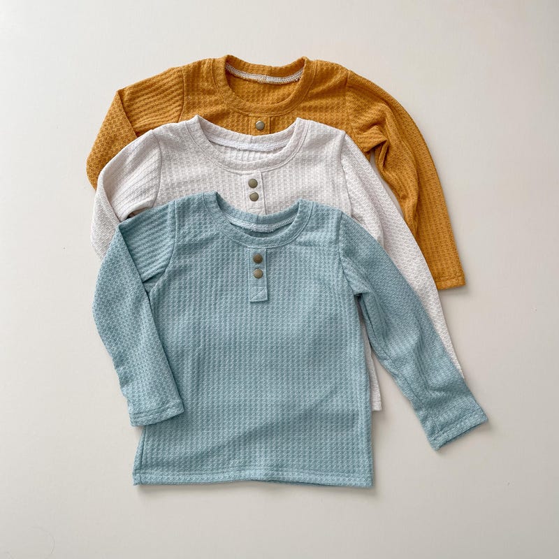 Women Thermal Henley - Etsy