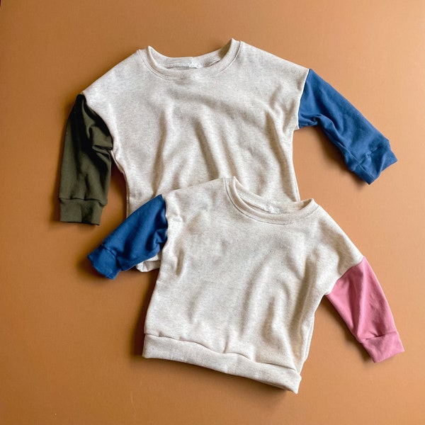 Color Block Sweater - Etsy