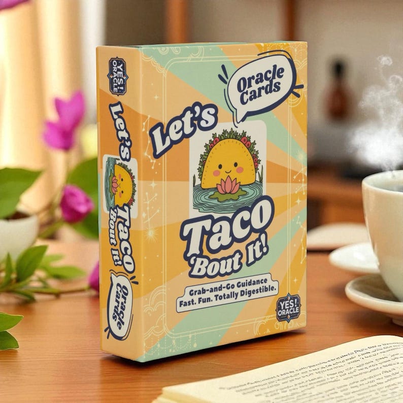 Funny Oracle Deck | Let's Taco 'bout It Oracle Cards – Divination Gift ...