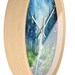 Starry Night Forest Watercolor Wall Clock Unique Clock Gift - Etsy