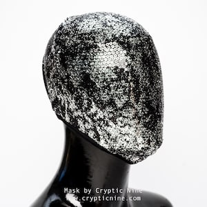 Solid Silver - A Custom Haute Couture Metallic Mask With Silver ...