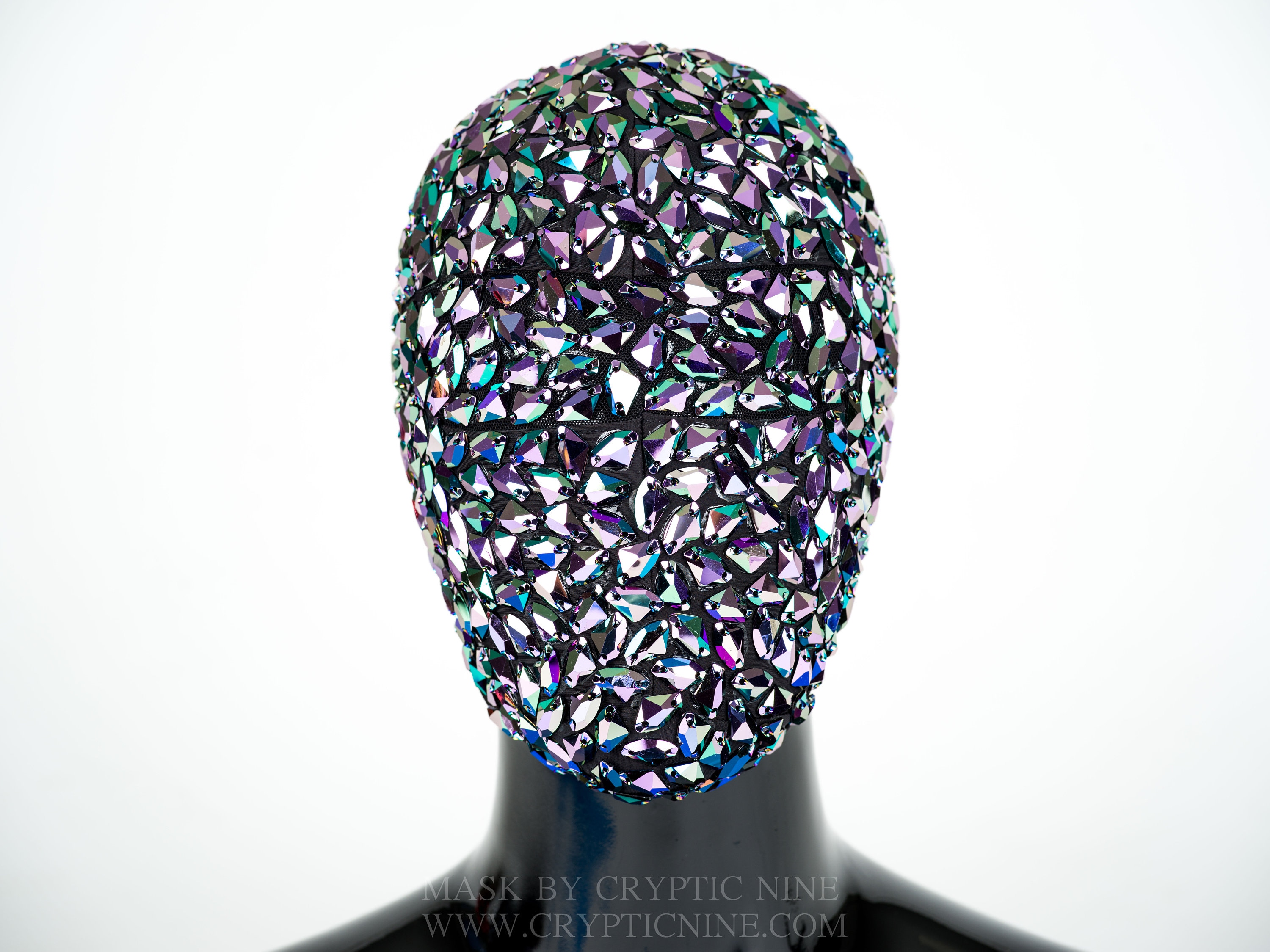 Purple Rain .. Custom Masquerade Mask Handmade Covered in | Etsy