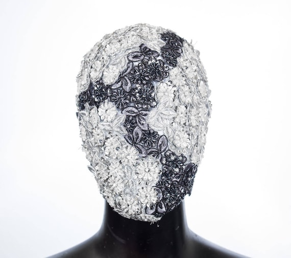 White Rose Custom Haute Couture Mask - Etsy