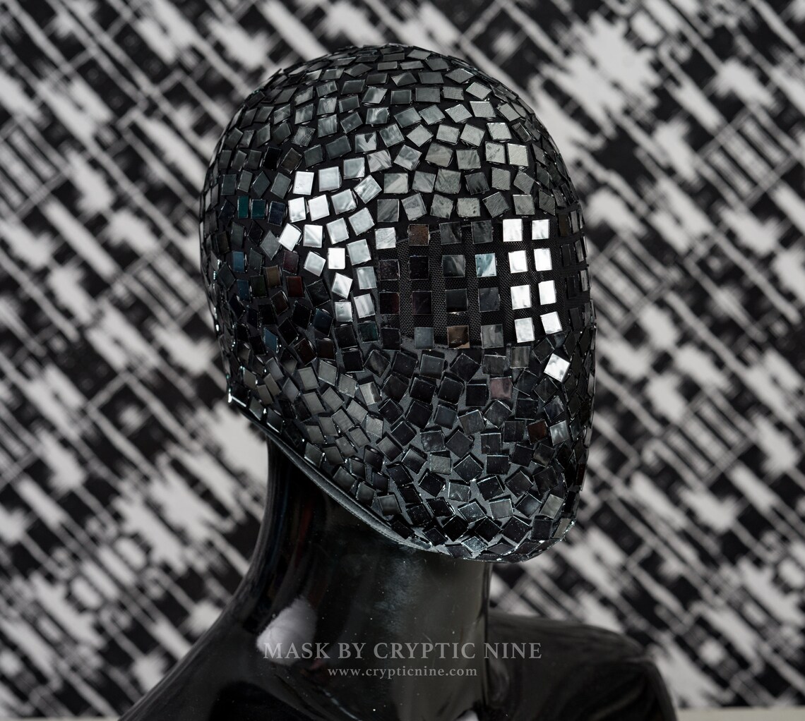 Mad Mirror Custom Haute Couture Mask Hand Made of Mirror - Etsy