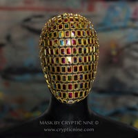 Silver Mirror Low Poly Face Mask / Cosplay Mirror Mask / Christmas ...