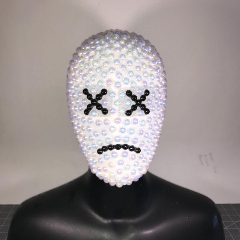 Sad Face Mask - Etsy