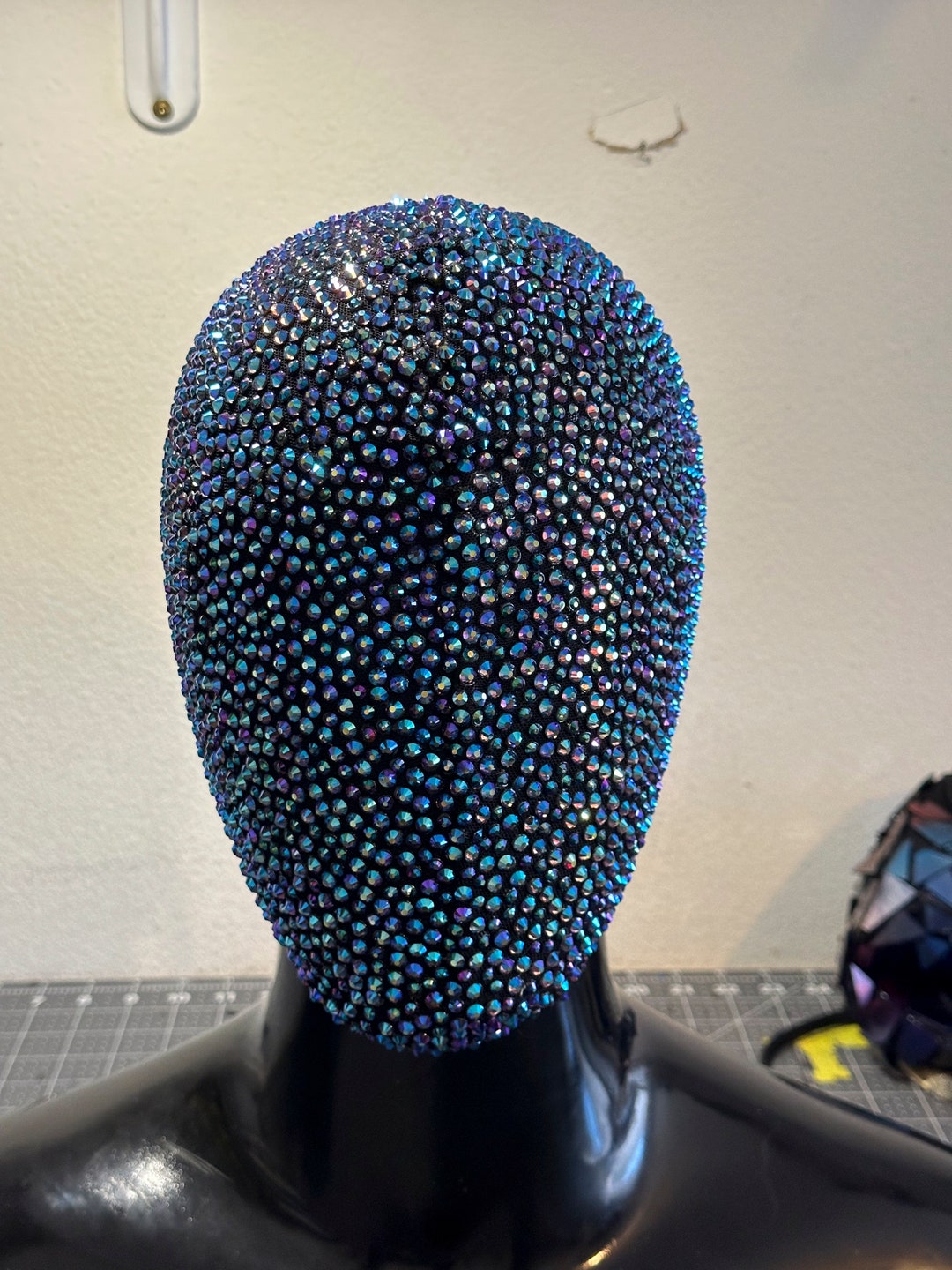 Sample Mask Swarovski Jewel Mask Blue - Etsy