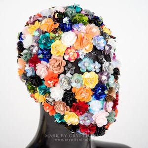 Flower Power - A Custom Flower Haute Couture Face Mask - Etsy