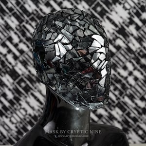 Crazy Mirror - Custom Haute Couture Mask Hand Made of Broken Mirror ...