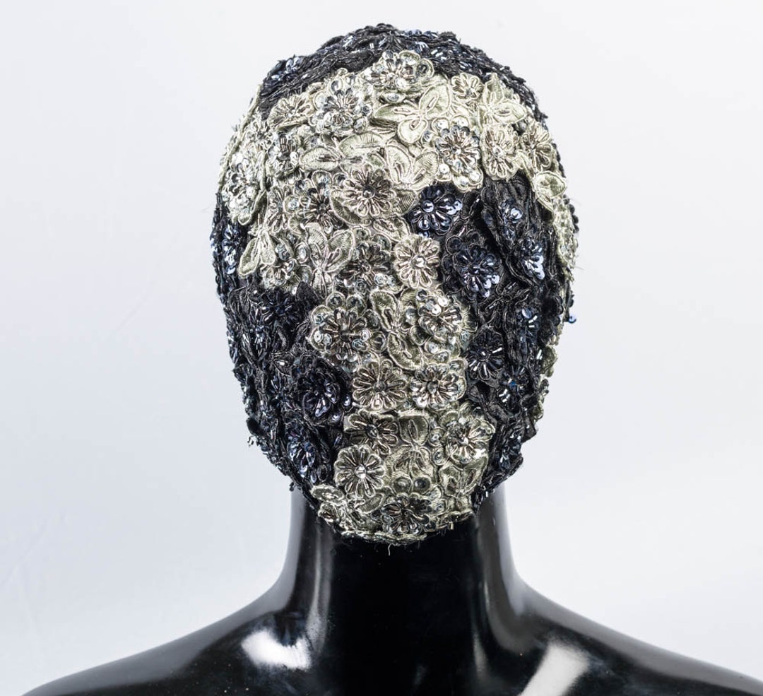 Silver Rose - Custom Haute Couture Mask Flower Mask - Etsy