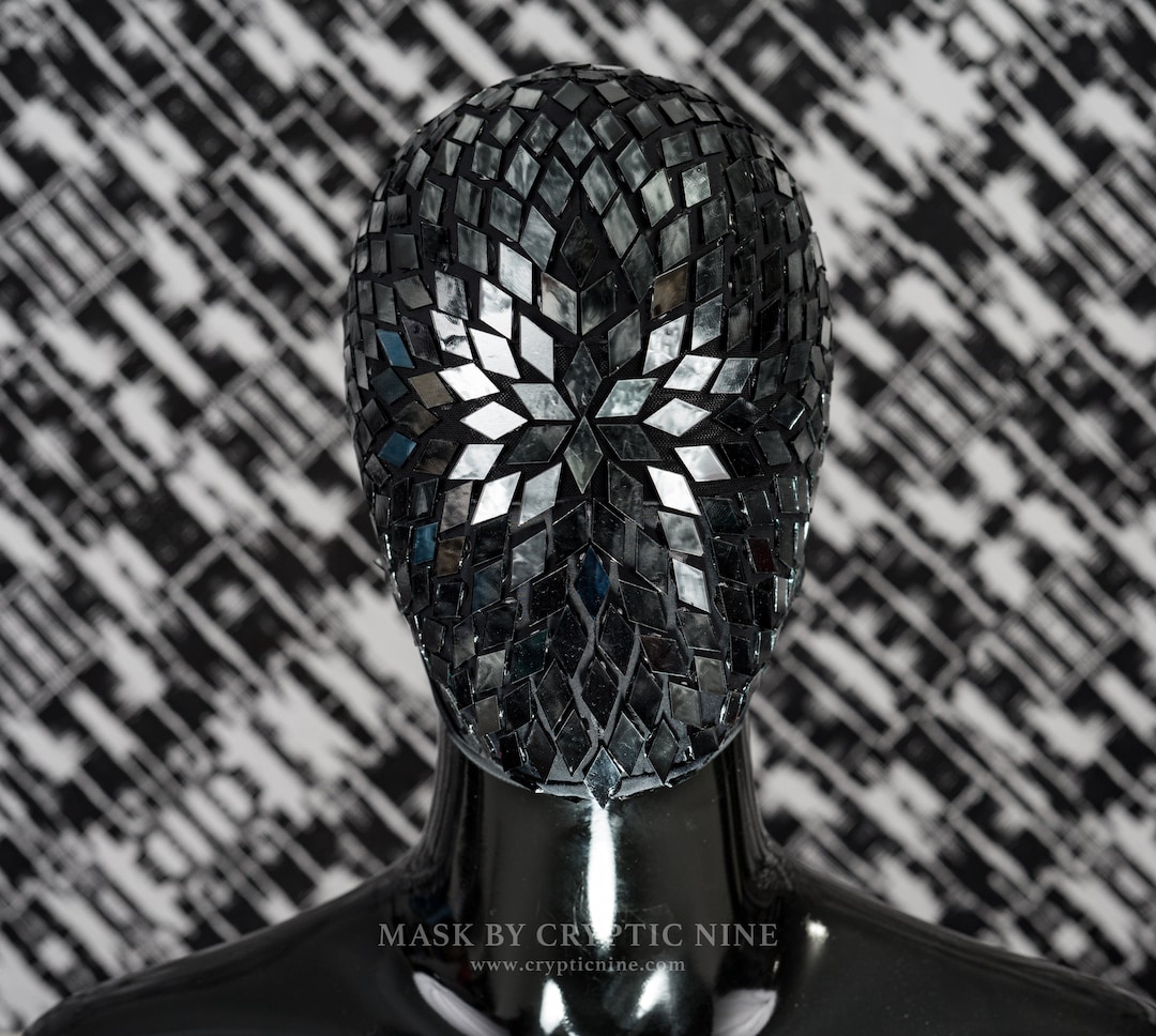 Star Mirror - Custom Haute Couture Mask Hand Made of Broken Mirror ...