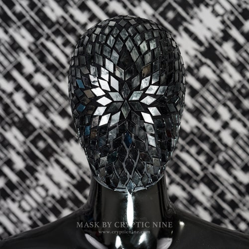 Crazy Mirror Custom Haute Couture Mask Hand Made of Broken - Etsy