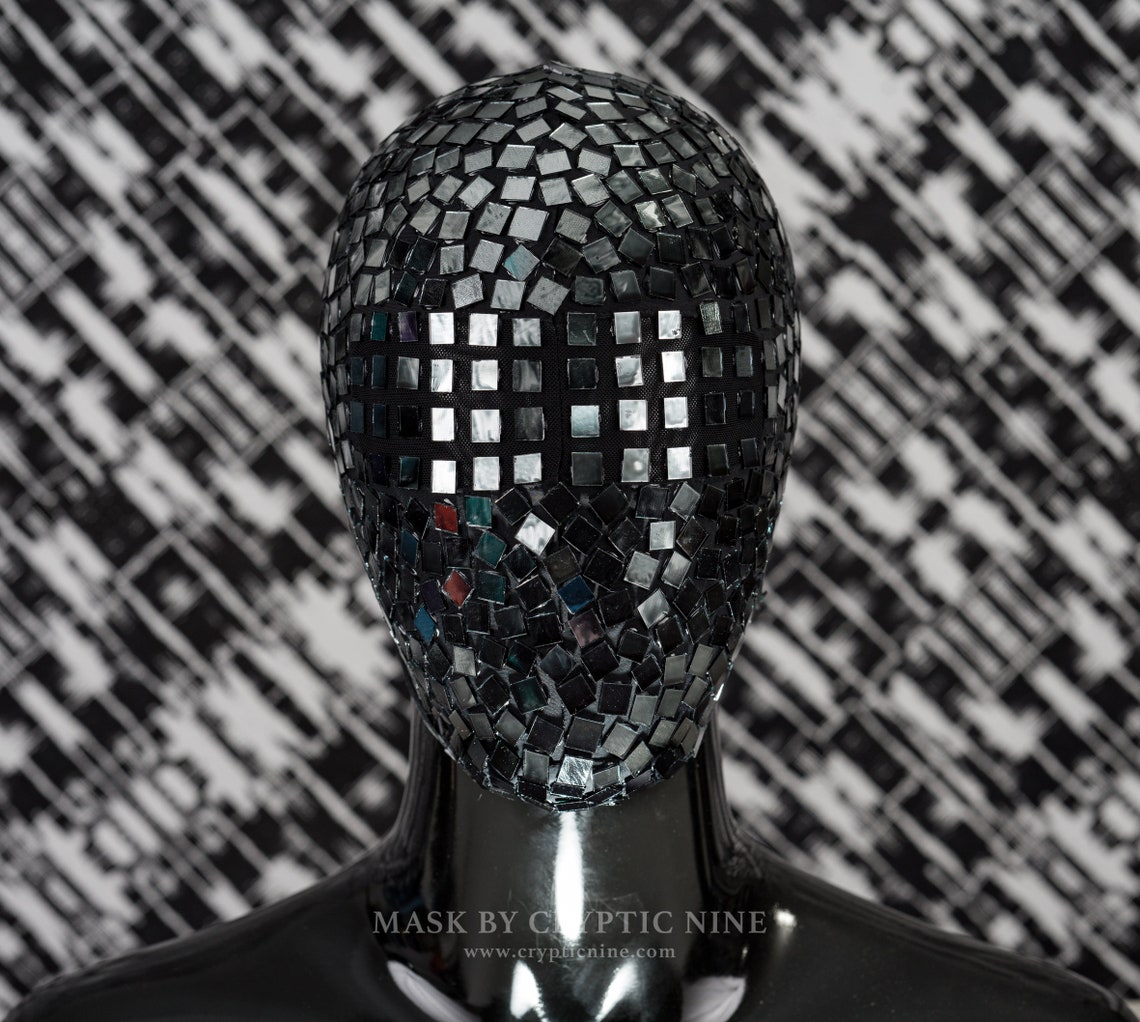 Mad Mirror Custom Haute Couture Mask Hand Made of Mirror - Etsy