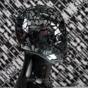 Crazy Mirror - Custom Haute Couture Mask Hand Made of Broken Mirror ...