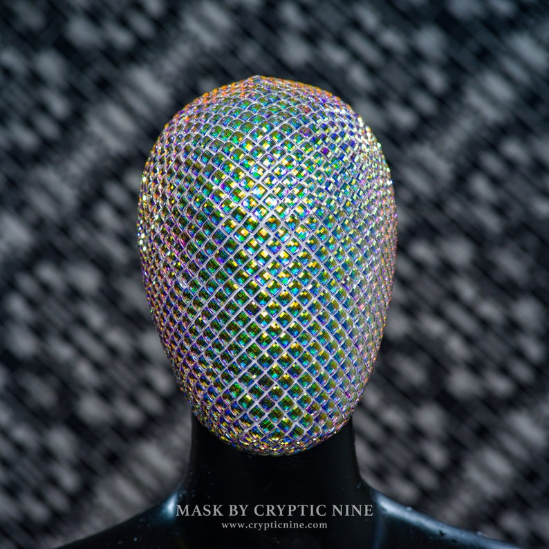 Swarovski Crystal Face Mask: Haute Couture Masquerade Mask - Etsy