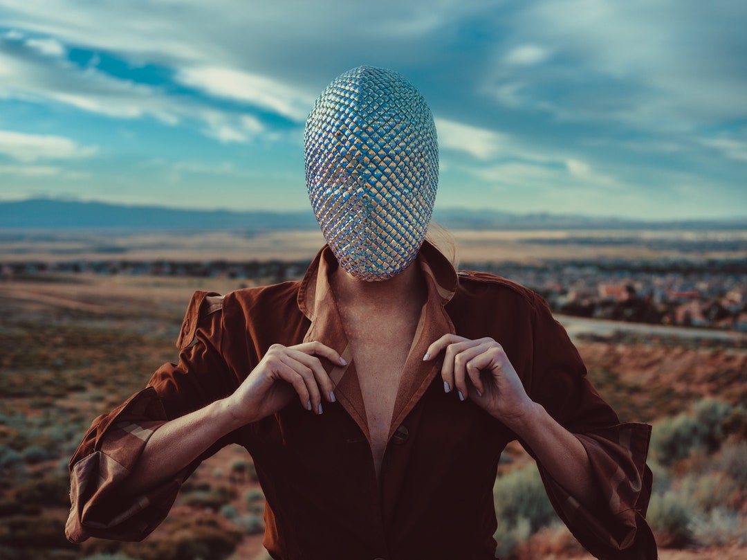 Super Nova - High End Haute Couture Face Mask Covered in Pure Swarovski ...