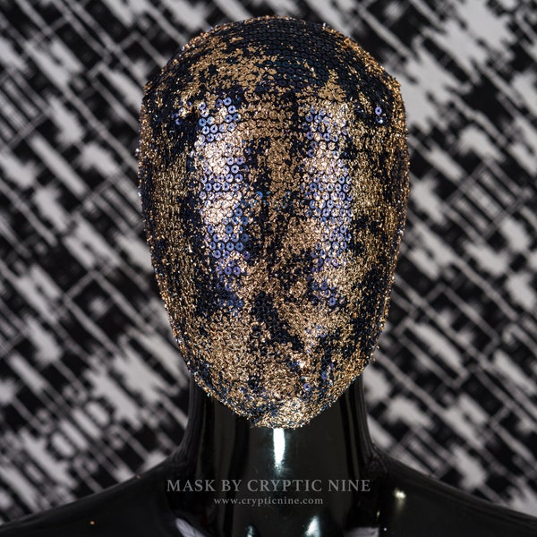 No face chrome mask - Etsy Polska