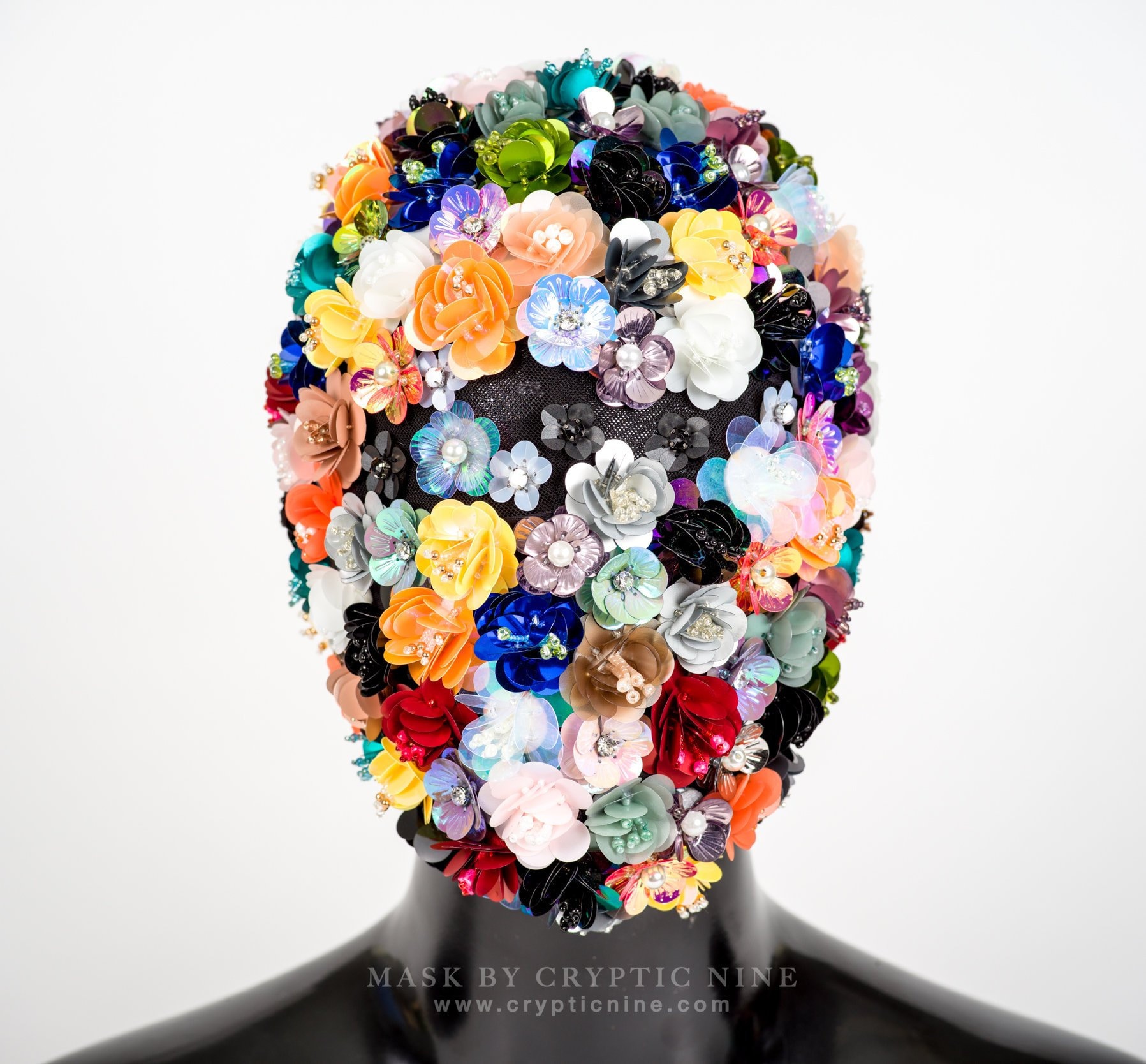 Flower Power A Custom Flower Haute Couture Face Mask | Etsy
