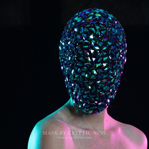 Sea Monster .. Custom Masquerade Mask Handmade Covered in - Etsy