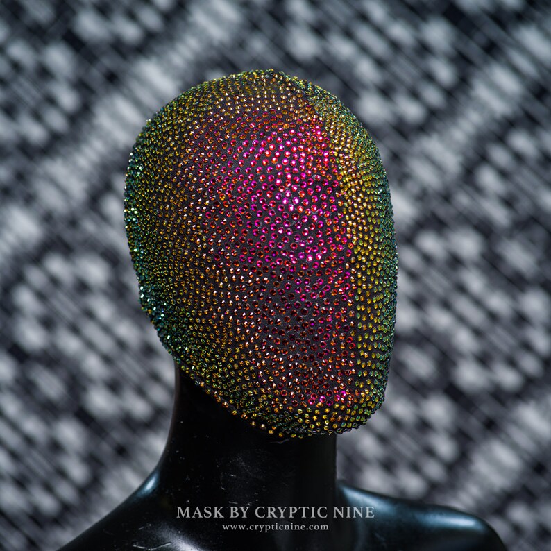 Lava High End Haute Couture Face Mask Covered in Pure Orange - Etsy