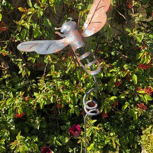 Bumble Bee Garden Art Iron Bee Steel Bee Garden Sculpture - Etsy UK