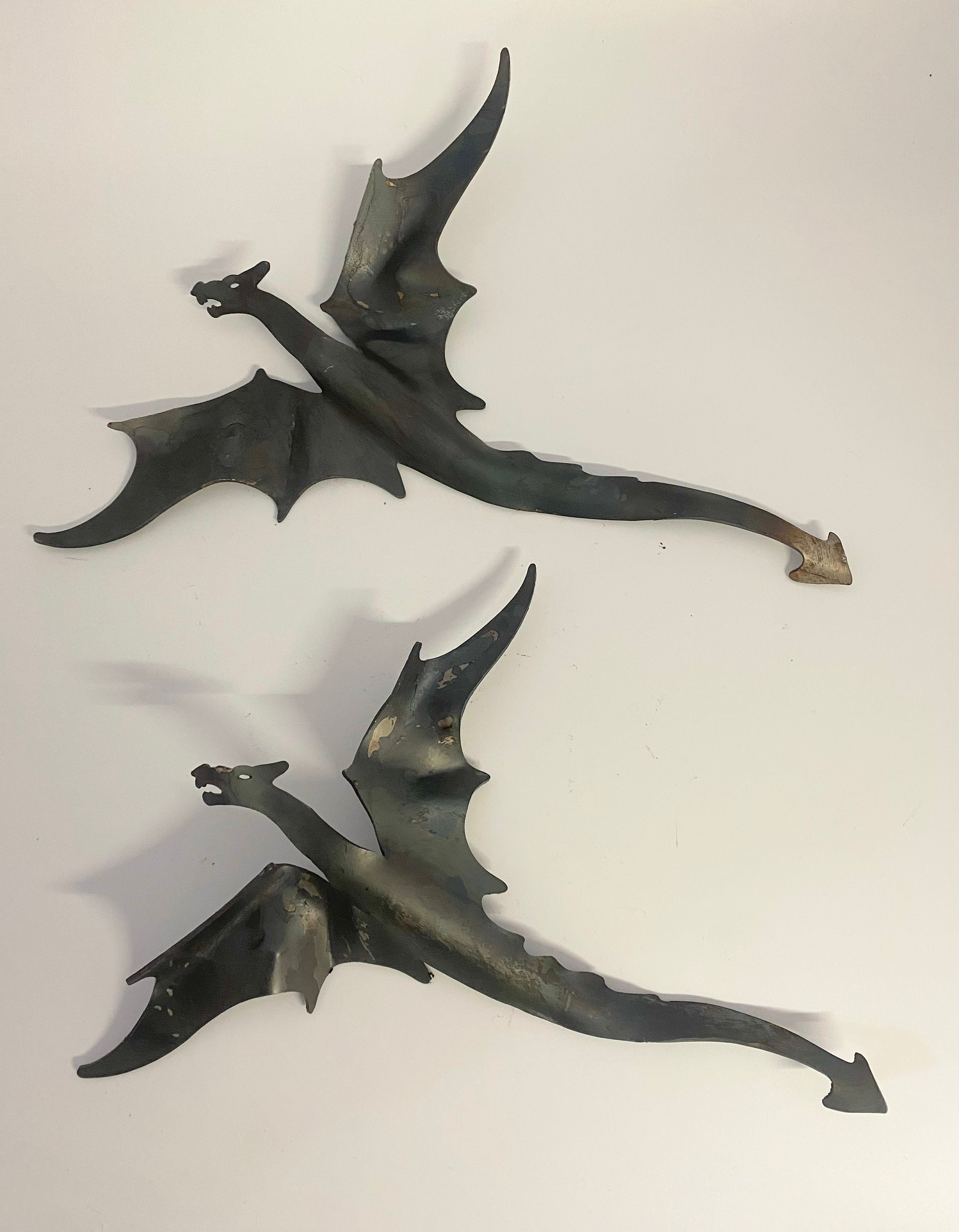 Dragon Wall Art Wall Decor Steel Dragon Garden Art Fantasy | Etsy UK