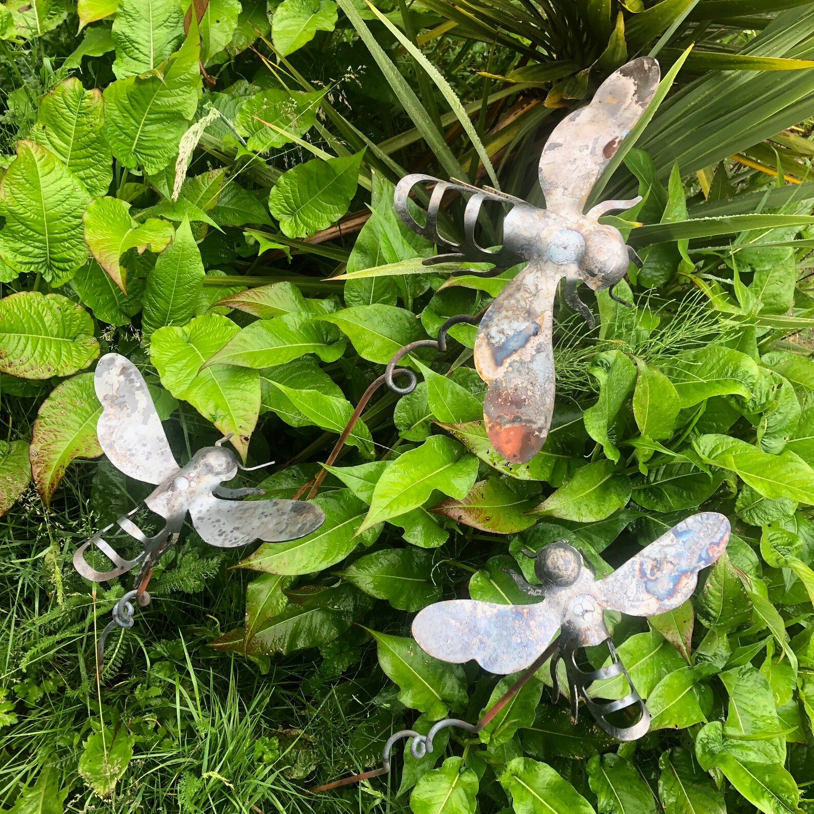 Bumble Bee Garden Art Iron Bee Steel Bee Garden Sculpture - Etsy UK