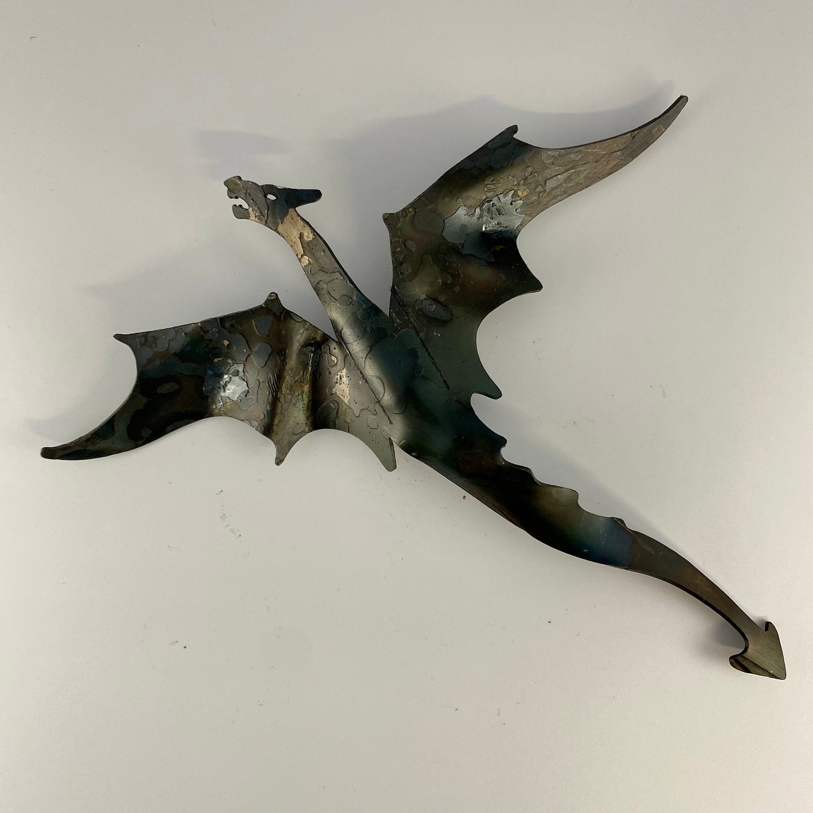 Dragon Wall Art Wall Decor Steel Dragon Garden Art Fantasy | Etsy