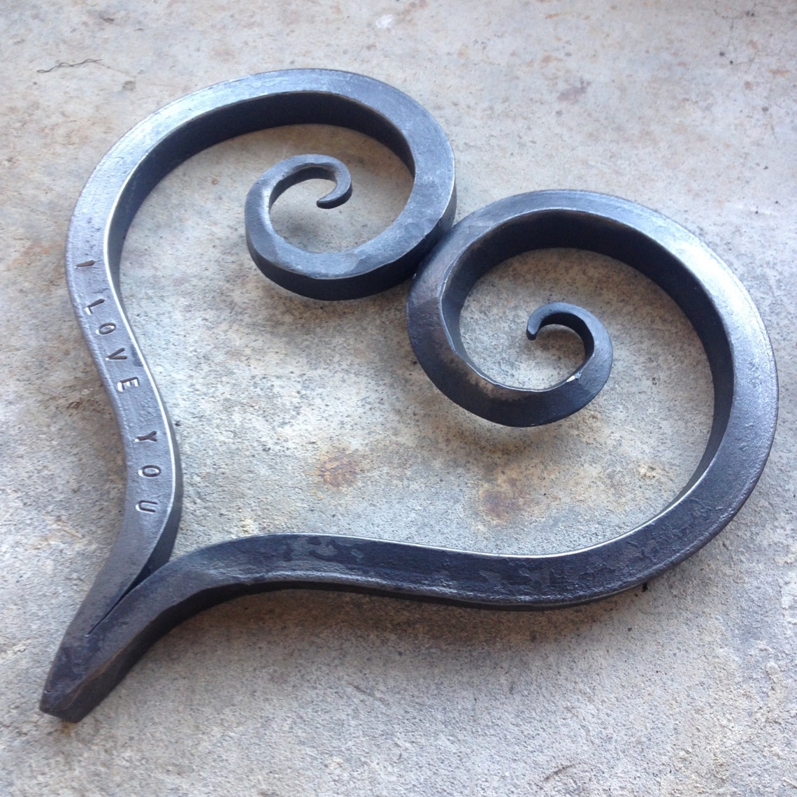 Iron Heart Trivet 6th Anniversary Iron Anniversary Gift | Etsy