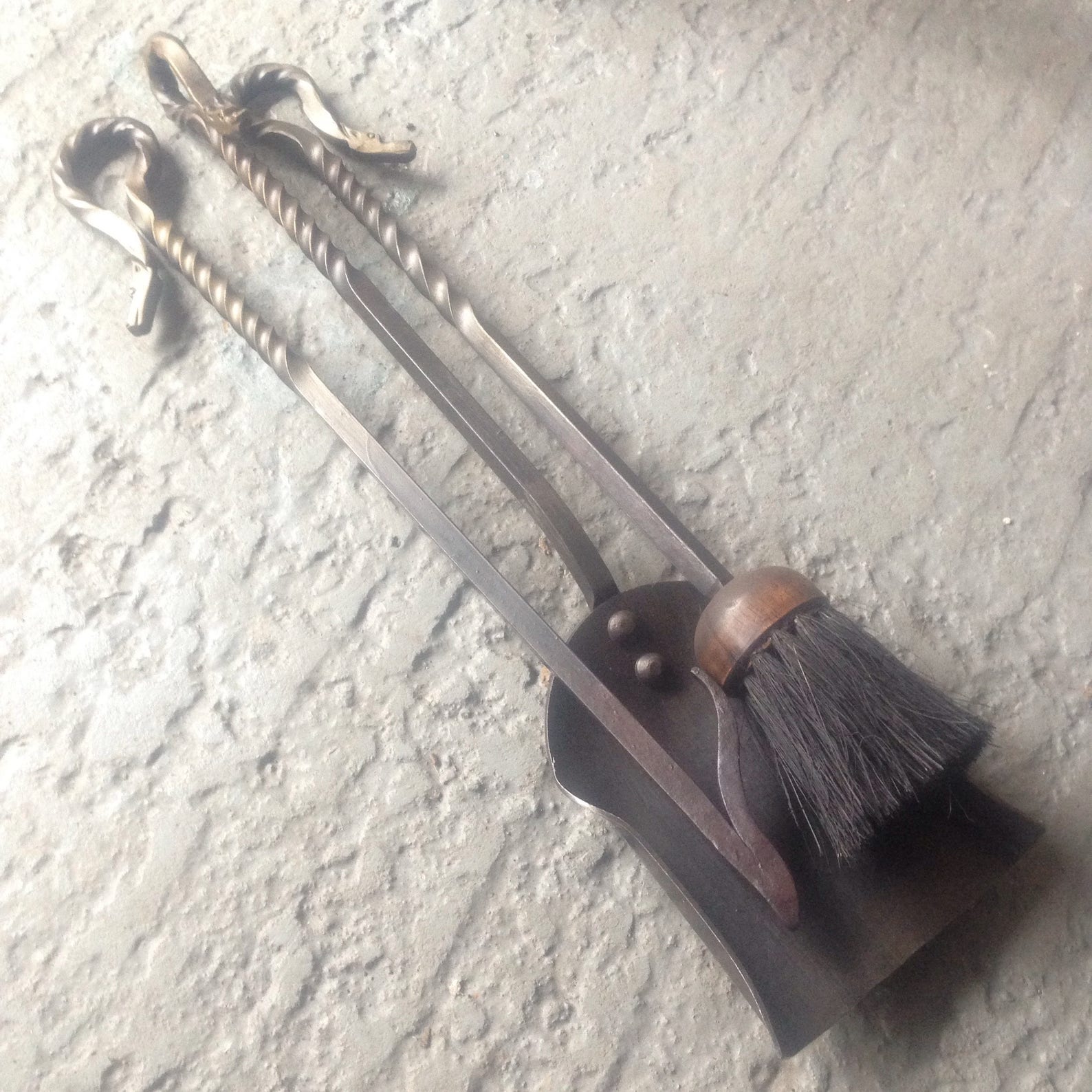 Dogs Head Fire Set Hearth Tidy Blacksmith Canine Wolf's - Etsy