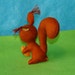 Waldorf Squirrel With A Nut Doll, Handmade From Natural Materials - Etsy