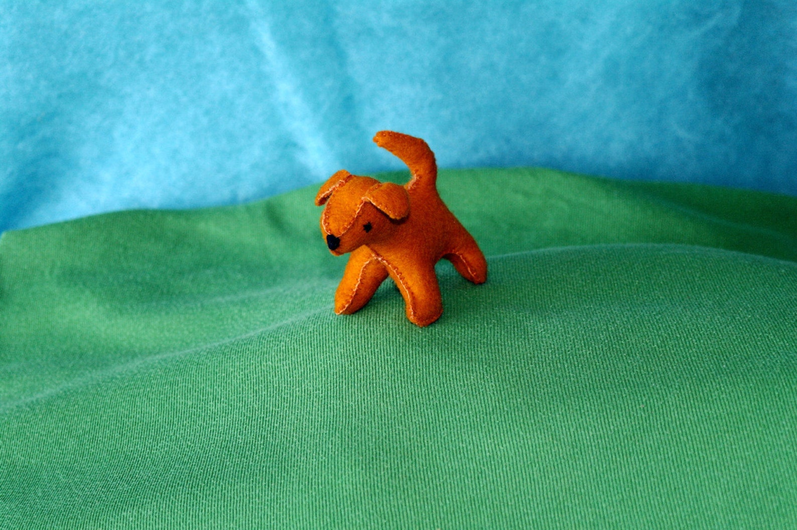 Waldorf Miniature Puppy Doll (chestnut), Handmade From Natural ...