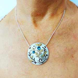 Tree of Life Jewelry Set. Gold. Silver. Garnets. Unique. Handmade ...