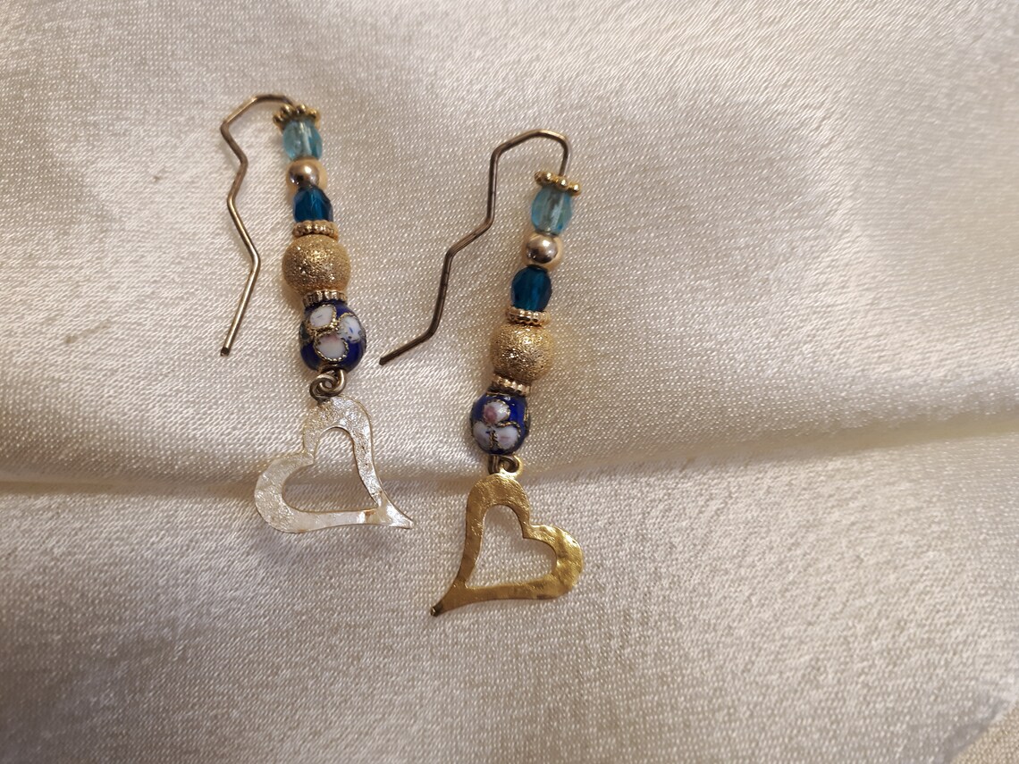 Israeli Earrings. Gold Israeli Earrings. Silver Israeli - Etsy