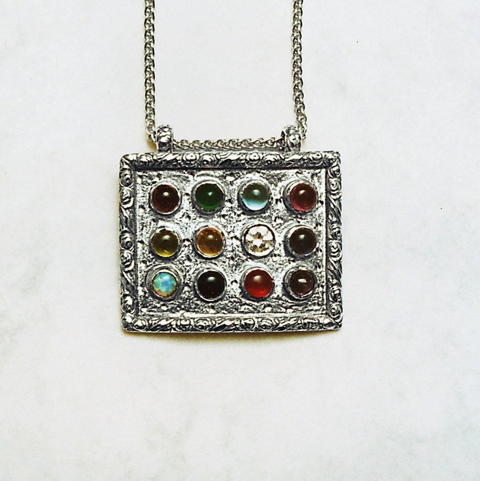 12 Tribes Of Israel Ephod Necklace. Priestly Breastplate. | Etsy