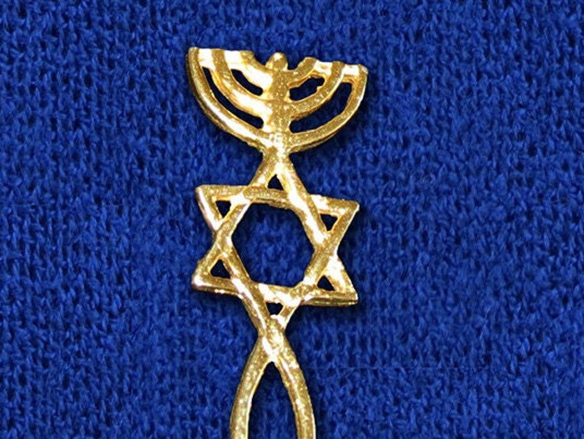 Messianic Seal of Jerusalem.gold Messianic Tie Pin.gold - Etsy