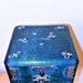 Tzedakah Box. Silver. Olive Wood. Crystals. Handmade. Jewish Charity ...