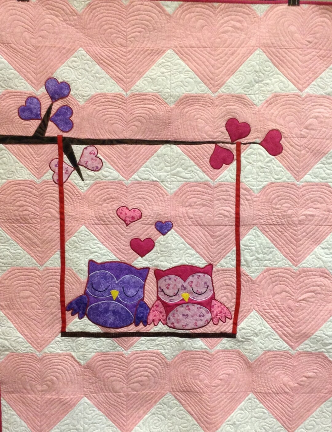 Valentine's Hearts Baby Quilt or Wall Hanging Pattern - Etsy