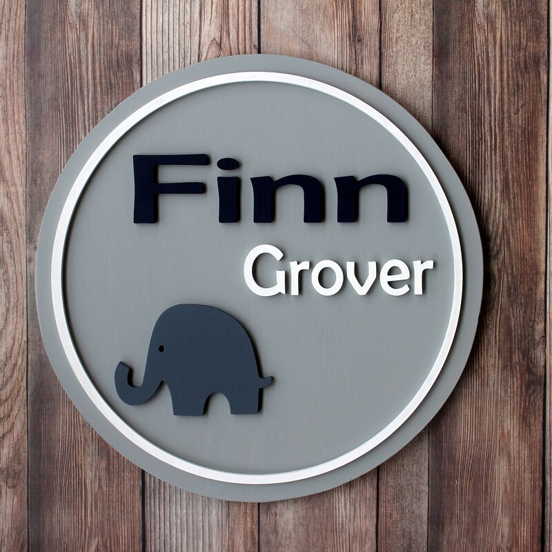 Elephant Wood Sign - Etsy