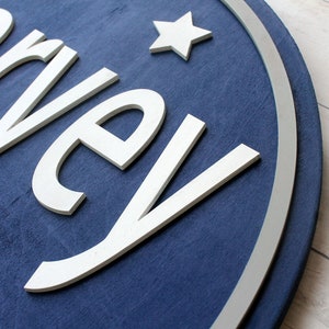 Baby Name Sign Rocket Ship Sign Space Nursery Sign Boy - Etsy