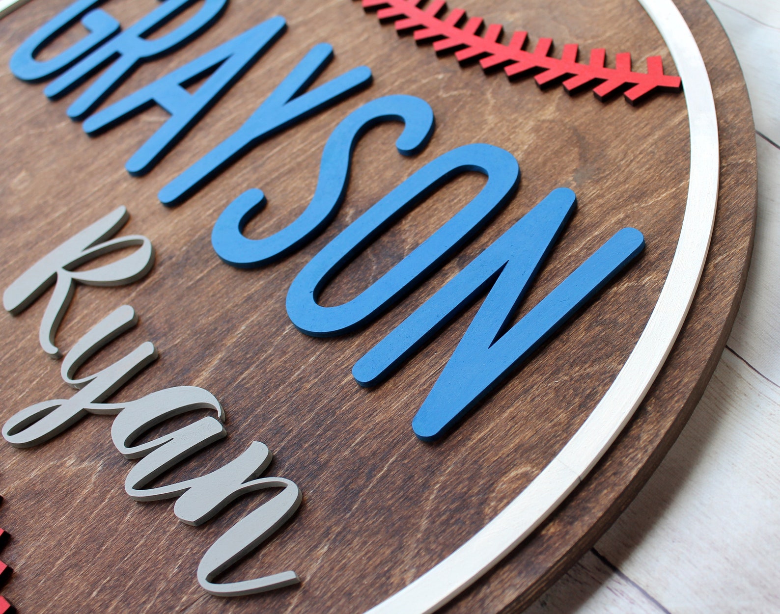 Baseball Baby Name Sign Baby Boy Name Sign Sports Nursery - Etsy