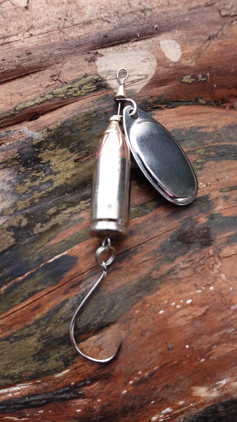 The Silver Bullet, 9MM Bullet Lure, Fishing Lure, Fishing Spinner, Gift ...
