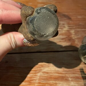 Set of 3 Antique Cast Iron Clawfoot Glass Ball Table Leg Feet - Etsy
