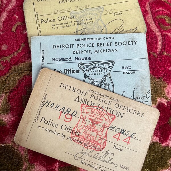 Detroit Police Badge - Etsy