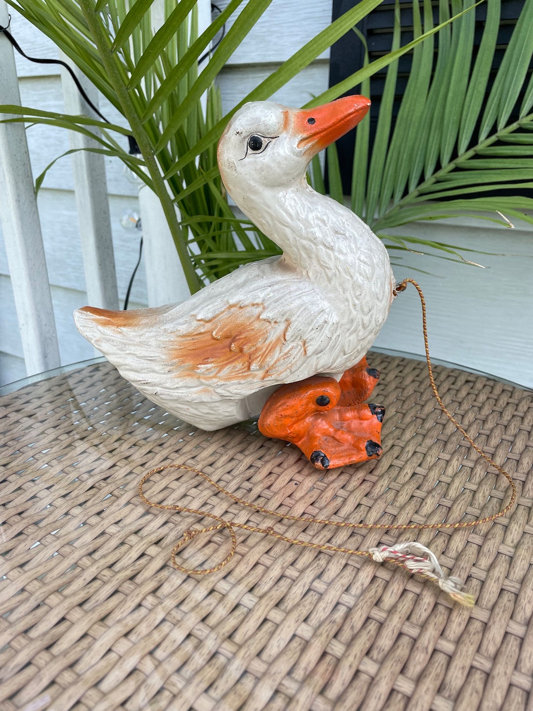 Rare Vintage Pull-a-long Waddling Duck Toy Adorable Charming Gift - Etsy