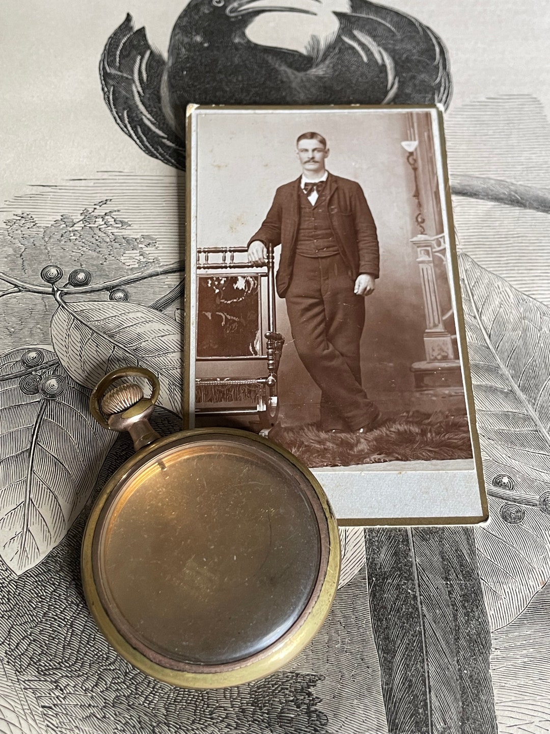 Antique / Vintage Wadsworth Brass & Copper Pocket Watch Casing - Etsy