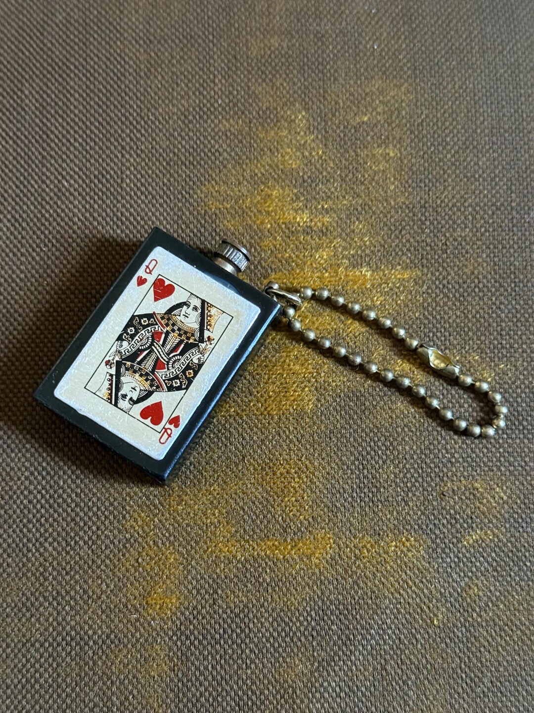 Vintage Queen of Hearts Playing Card “permanent Match” Striker Key ...