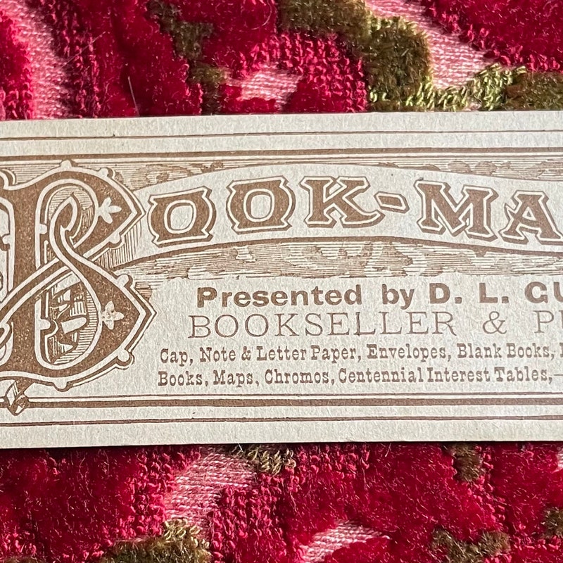 Victorian Bookmarks - Etsy