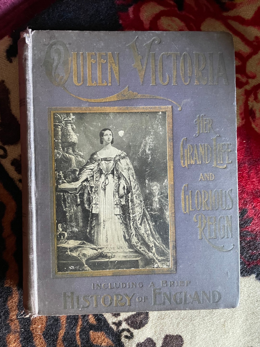 Antique 1901 Victorian Queen Victoria Book Victorian Biography - Etsy