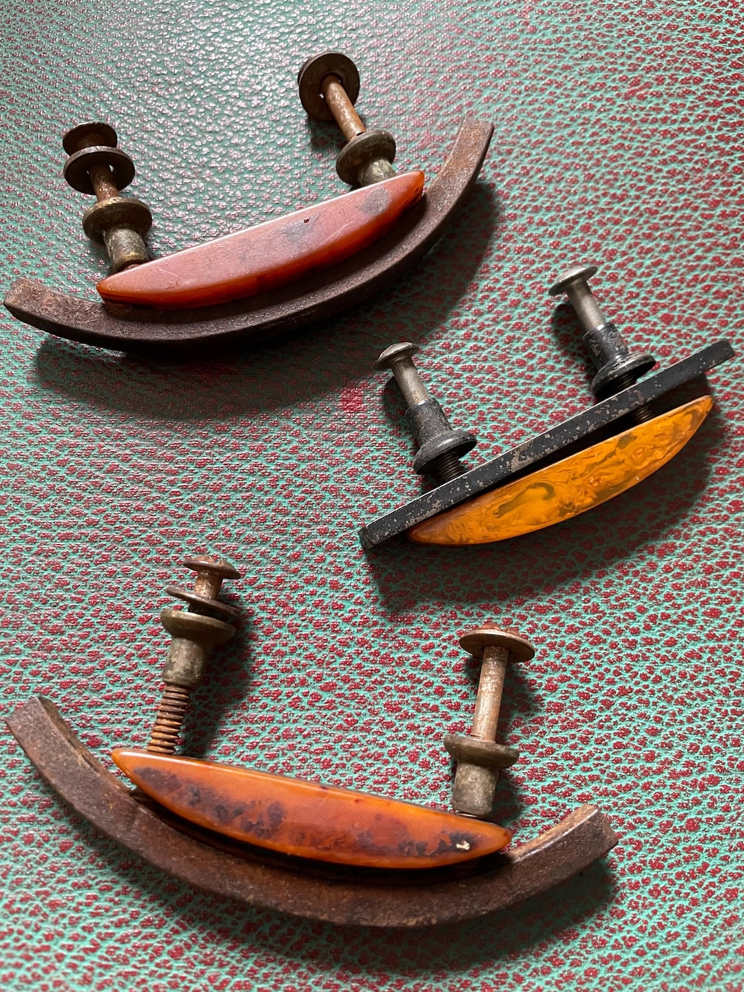 Three Vintage Bakelite Handles Drawer Pulls Vintage Hardware Projects ...